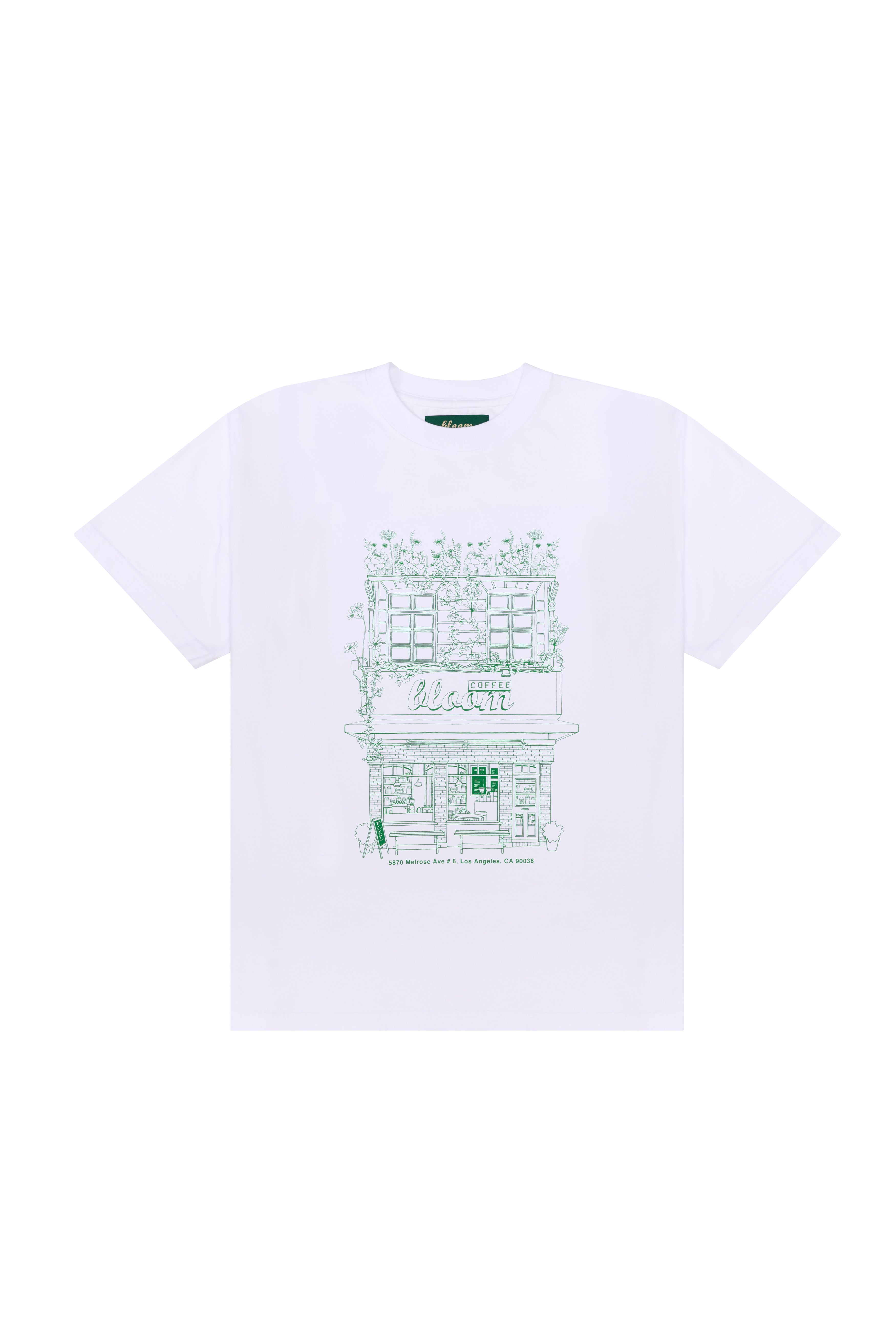 BLOOM SHOP TEE - (WHITE) – Project Bloom Coffee